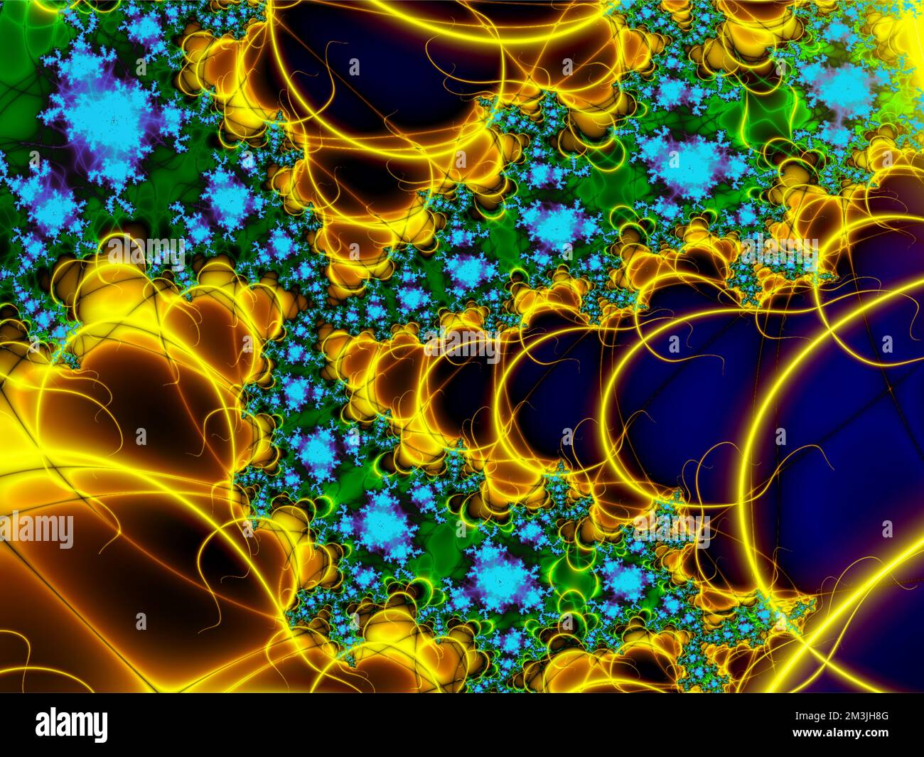 bright decorative yellow-blue pattern, abstract background, design ...