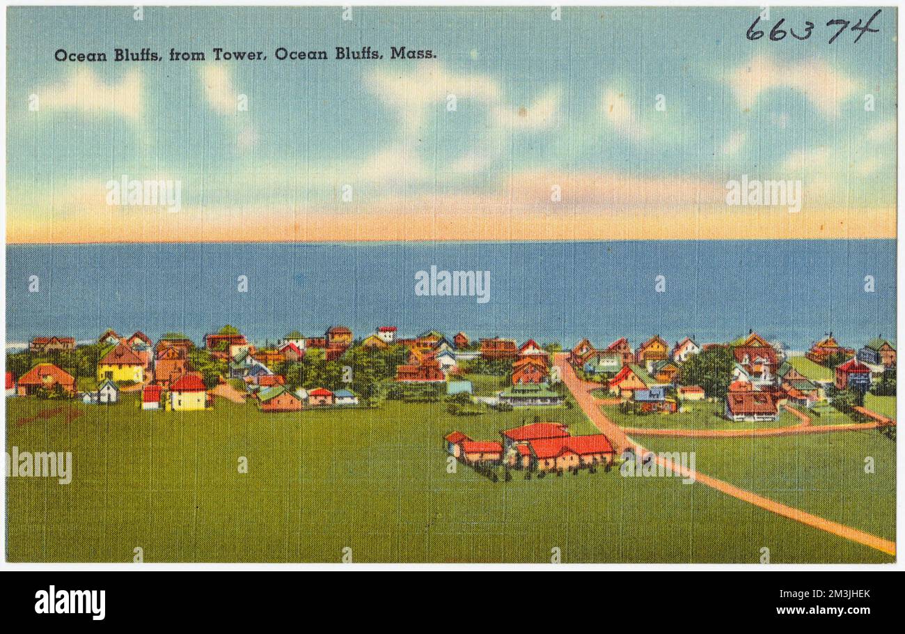 Ocean Bluffs from tower, Ocean Bluffs, Mass. , Cities & towns, Tichnor ...