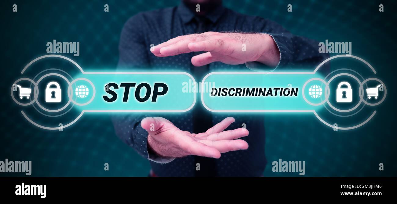 Conceptual display Stop Discrimination, Internet Concept Prevent ...