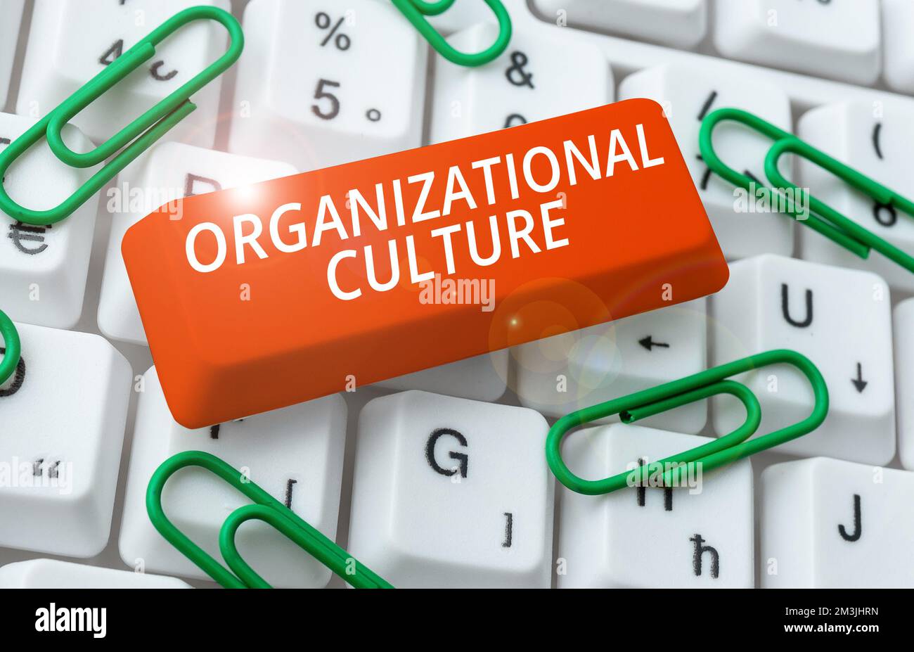 Hand writing sign Organizational Culture. Business idea the study of ...