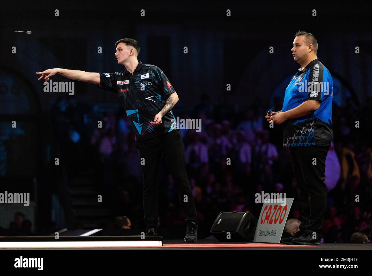 Nathan Rafferty and Jermaine Wattimena in action during day one of the ...