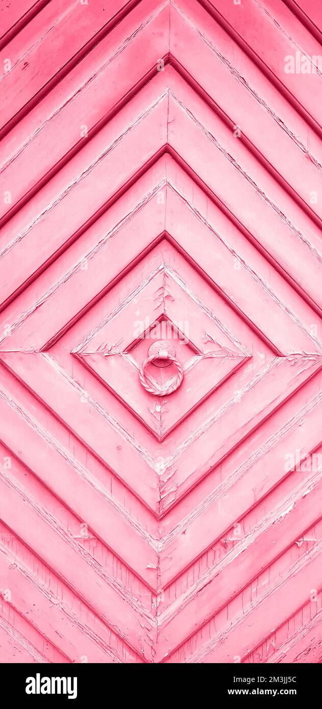 Viva Magenta color wooden diamond shape texture bright Viva Magenta ...