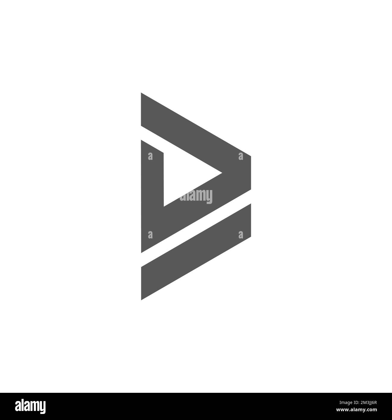 letter d stripe geometric line logo design vector Stock Vector Image ...