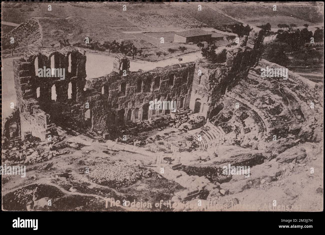 The Odeion of Herodes, Atticus interior, Athens , Archaeological sites ...