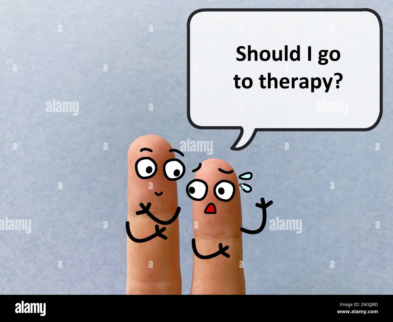 Person asking another person questions hi-res stock photography and ...
