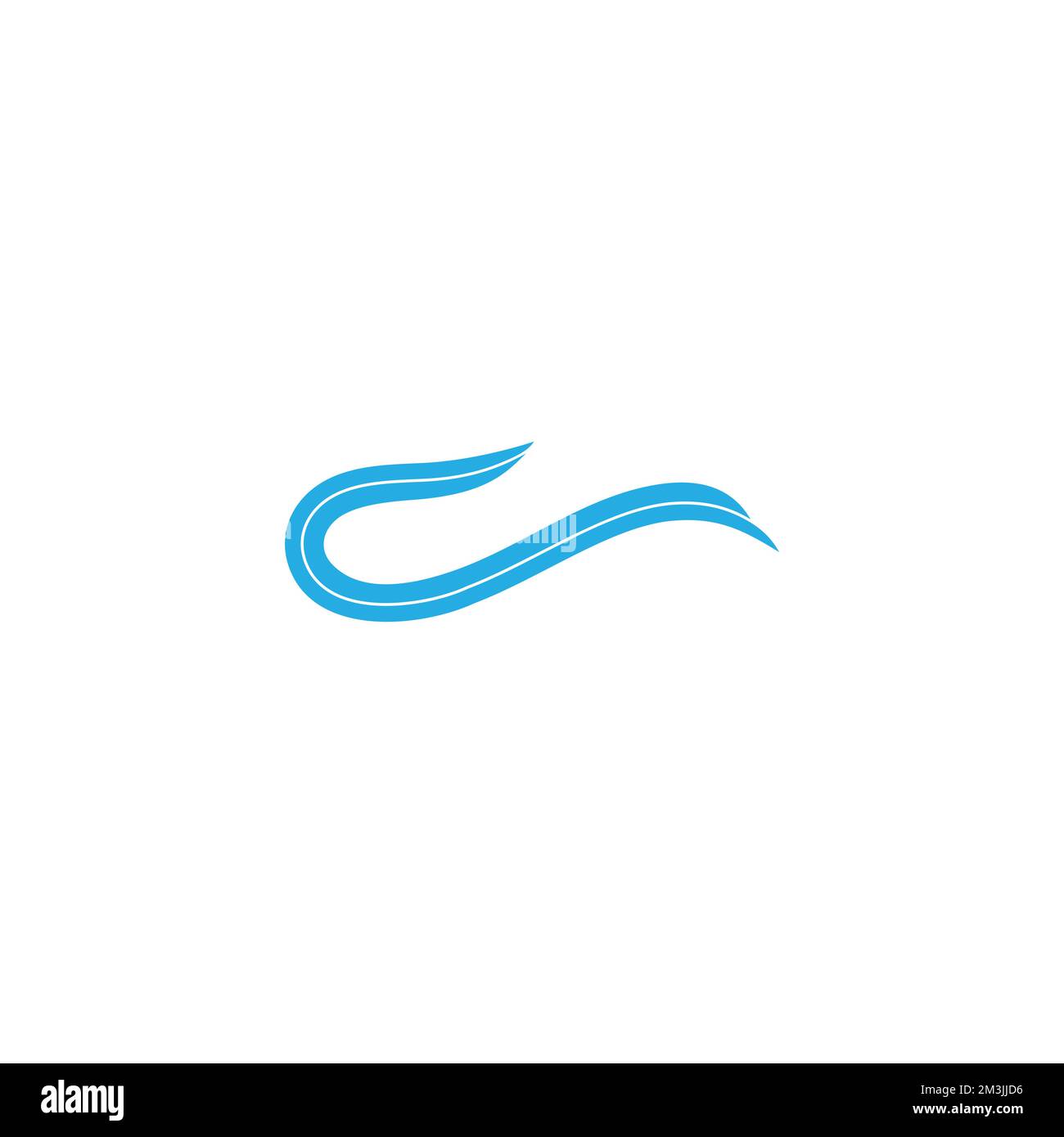 letter c ribbon waves simple logo vector Stock Vector Image & Art - Alamy