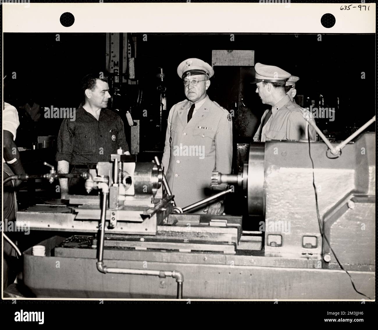 Officers in factory , Ordnance industry, Armories, Military officers ...