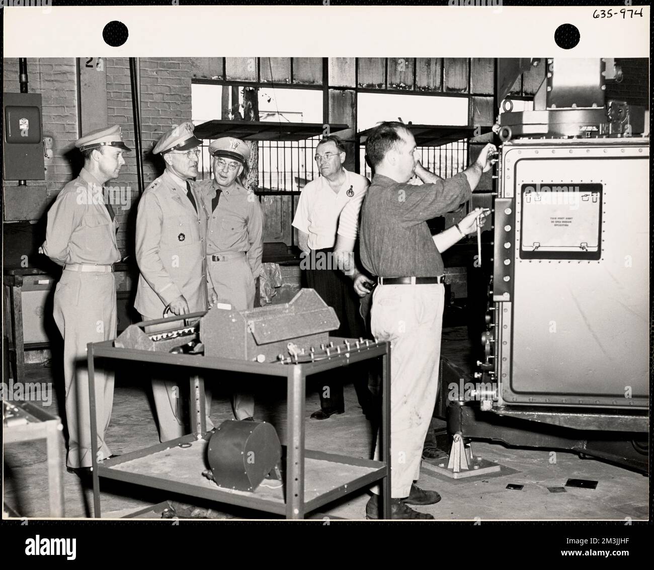 Officers in factory , Ordnance industry, Armories, Military officers ...