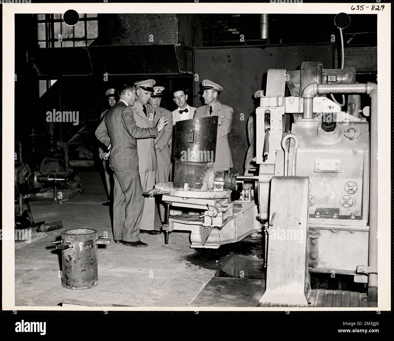 Officers inspecting factory , Ordnance industry, Armories, Military ...