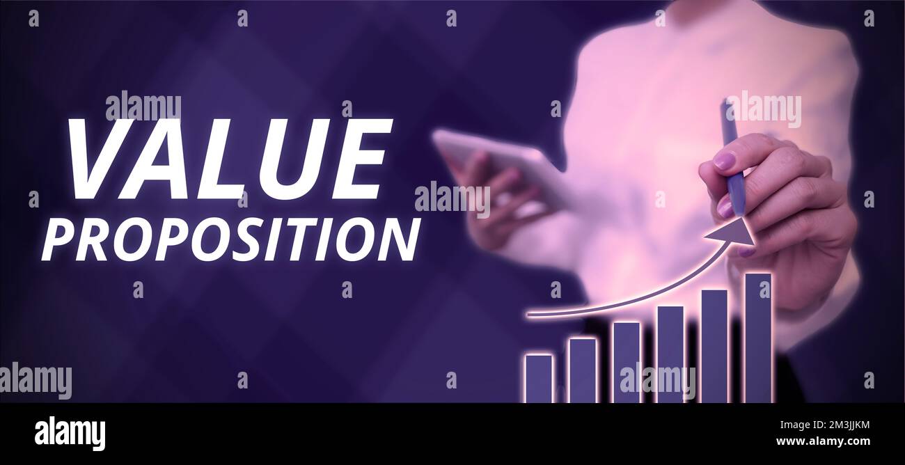 Conceptual display Value Proposition. Word Written on service make ... Conceptual display Value Proposition. Word Written on service make ...