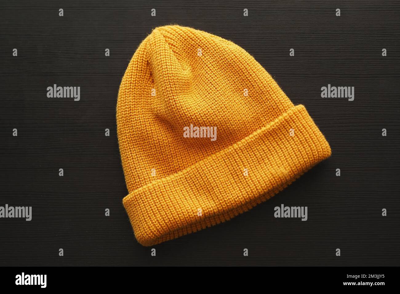 Yellow wool hat hi-res stock photography and images - Alamy