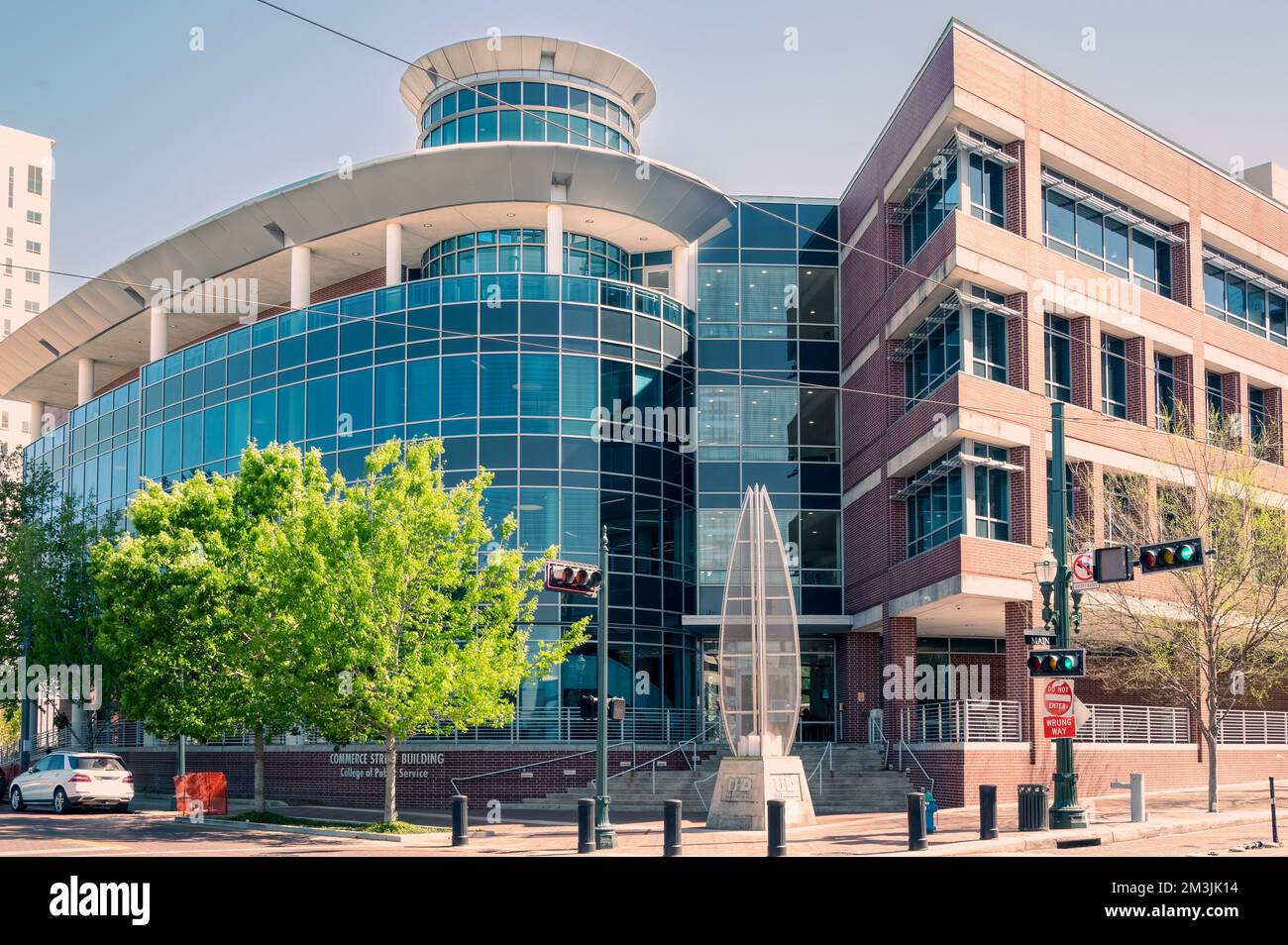 Houston, TX - April 07, 2022: UHD College of Public Service on Main and ...