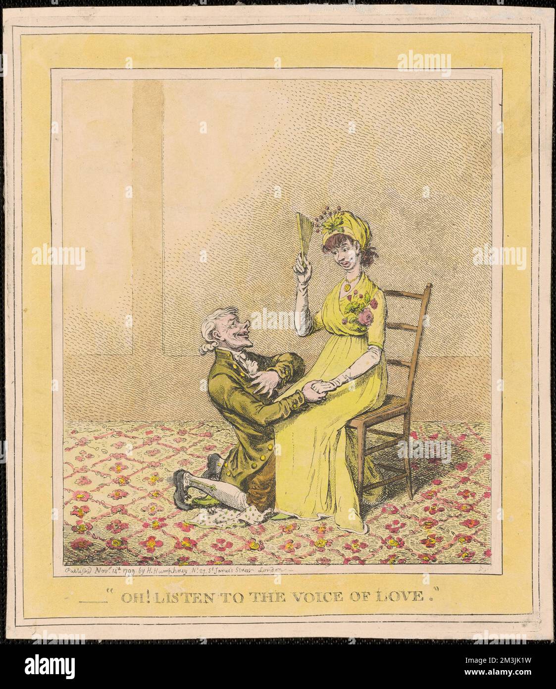 'Oh! Listen to the voice of love' , Courtship, Couples, Love. John D ...