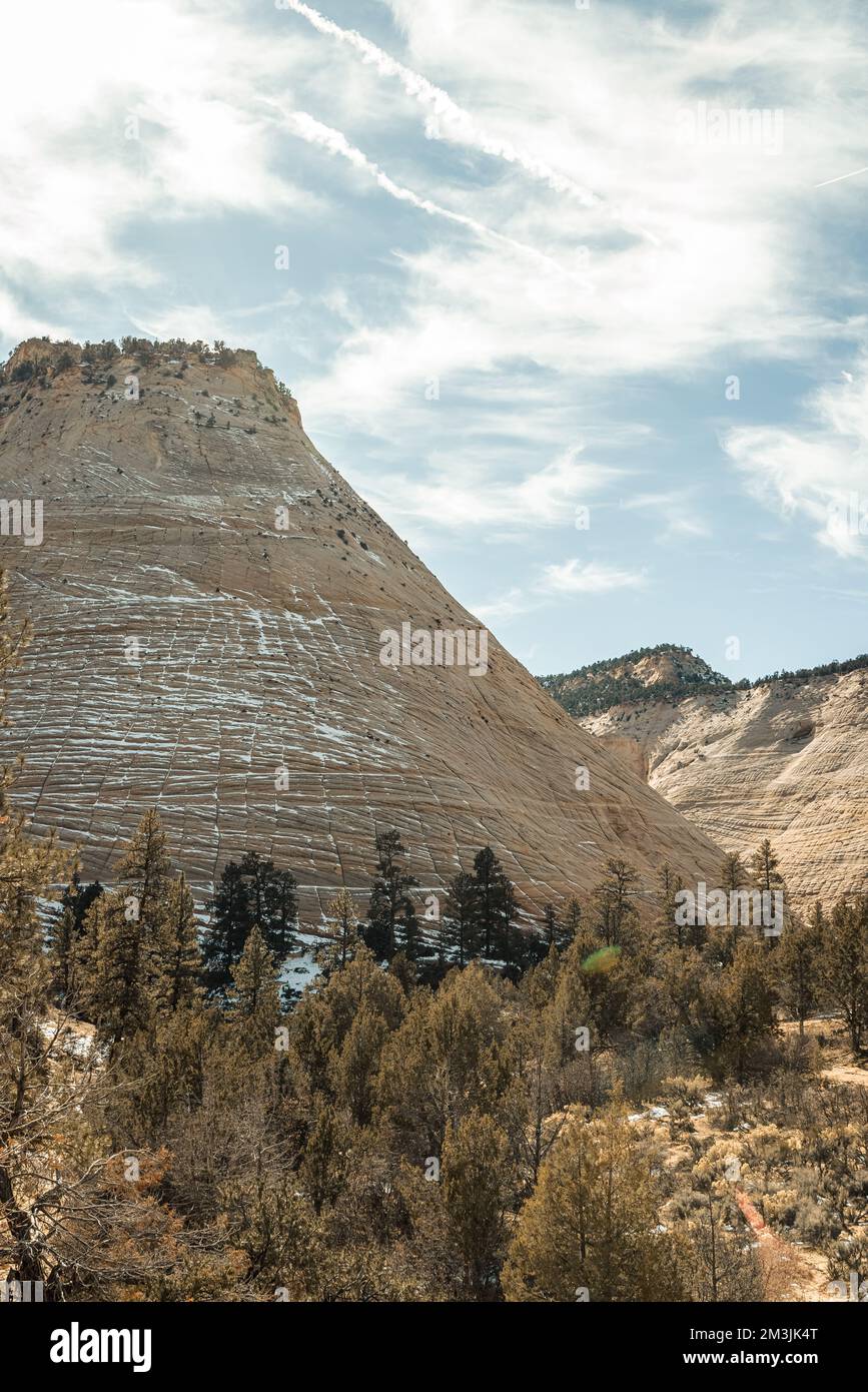 Checkerboard mesa is one of the first things you will see as you enter ...