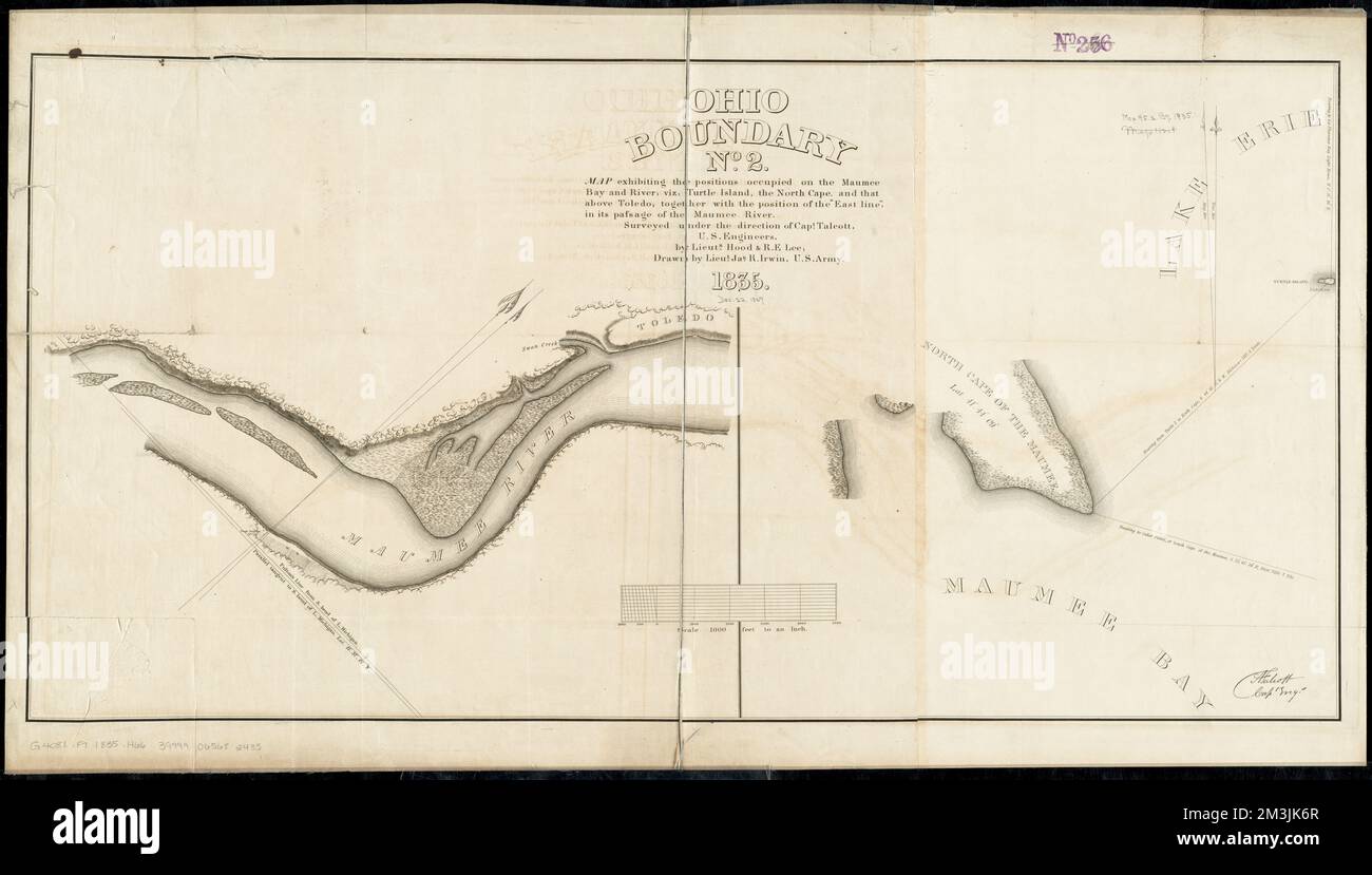 Ohio boundary no. 2 : map exhibiting the positions occupied on the ...