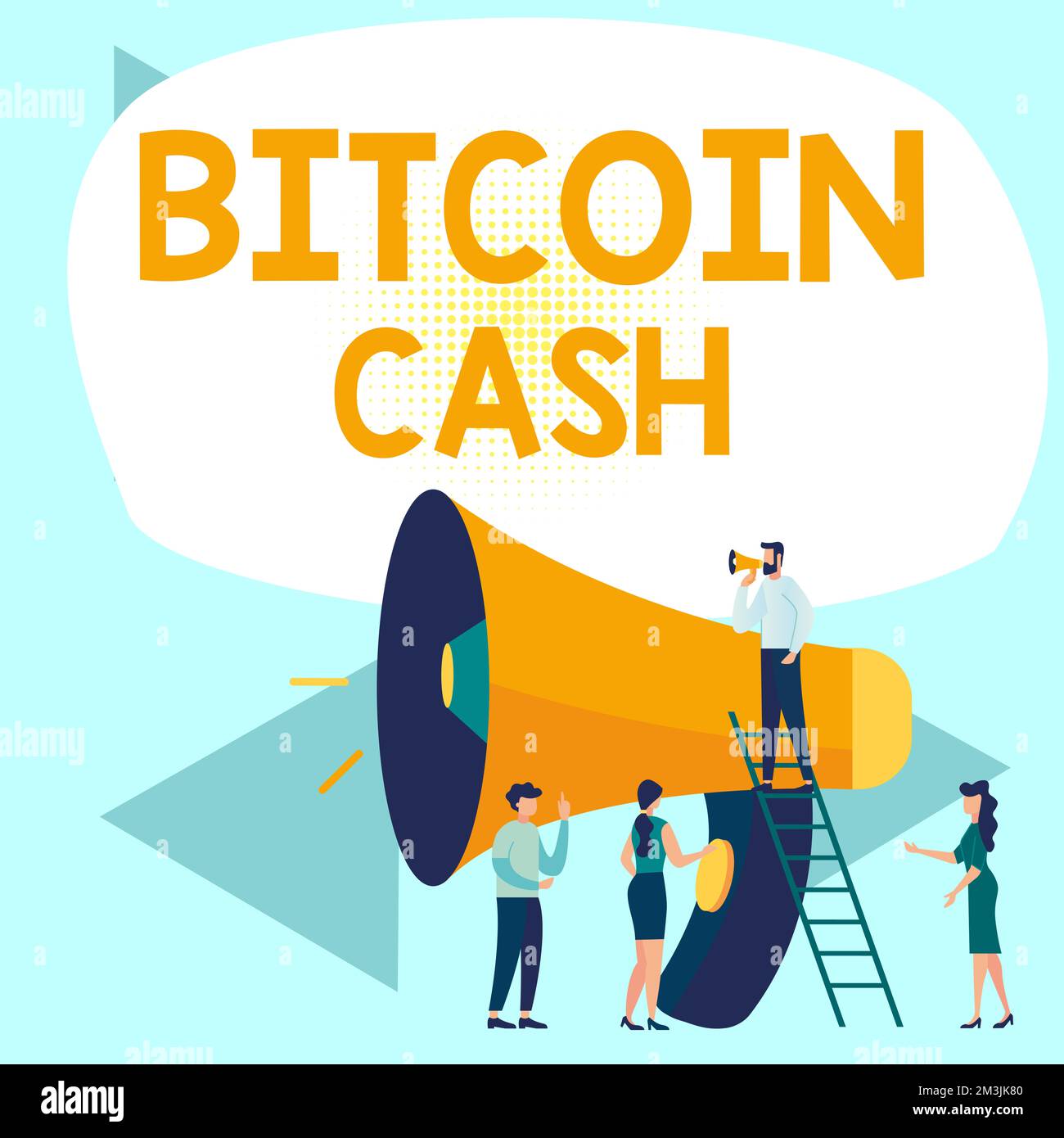 Writing displaying text Bitcoin Cash. Business idea Type of ...