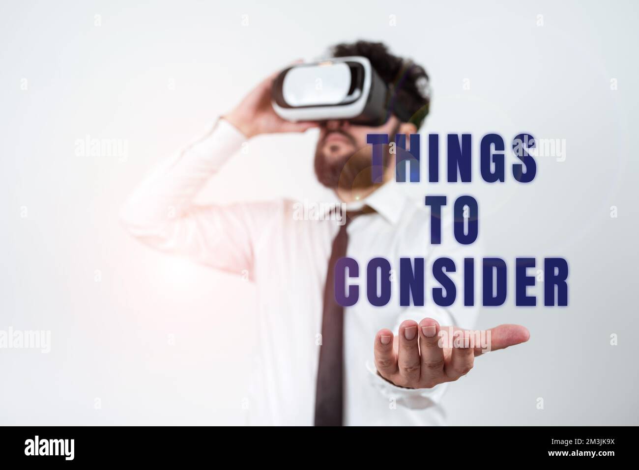 Sign displaying Things To Consider. Word for list to check or do it ...