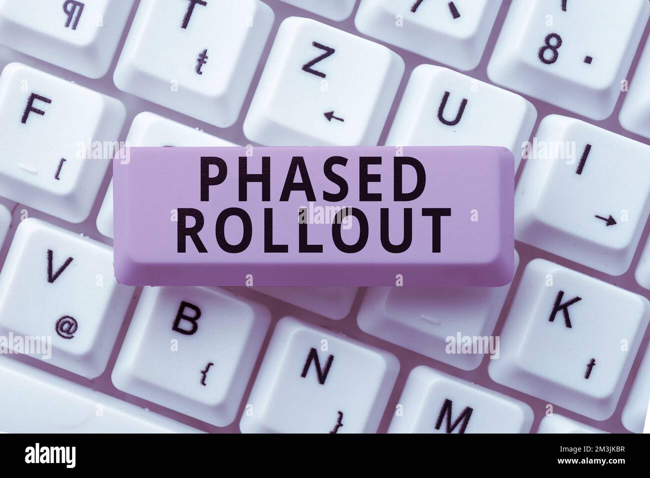 Conceptual display Phased Rollout. Internet Concept the practice of ...