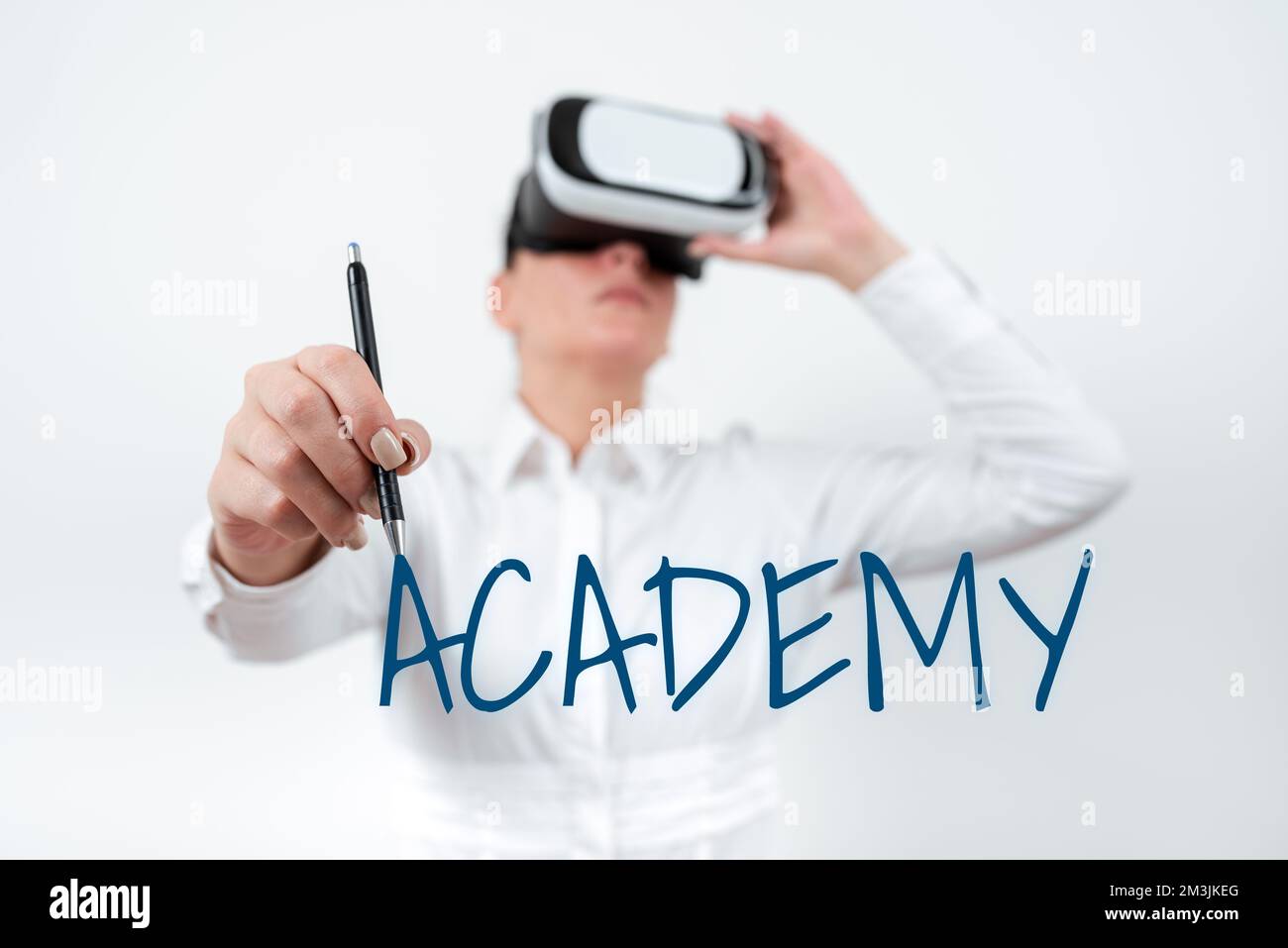 Conceptual display Academy. Concept meaning where students can go to ...