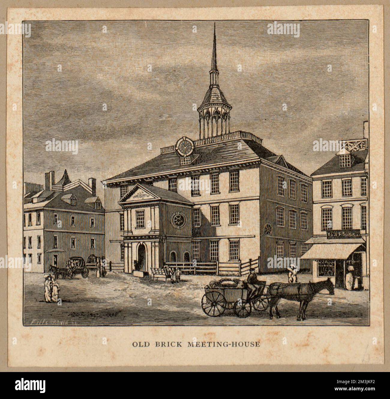 Old brick meeting-house , Churches, Historic buildings, Archive of ...