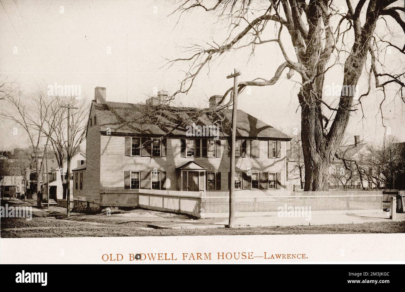 Old Bodwell farm house, Lawrence , Farmhouses, Art Work of Lawrence and ...