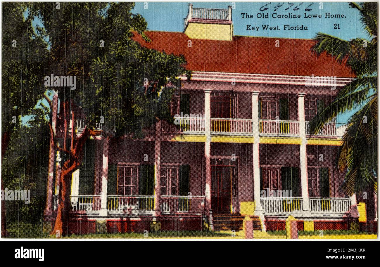 The Old Caroline Lowe Home, Key West, Florida , Houses, Tichnor ...