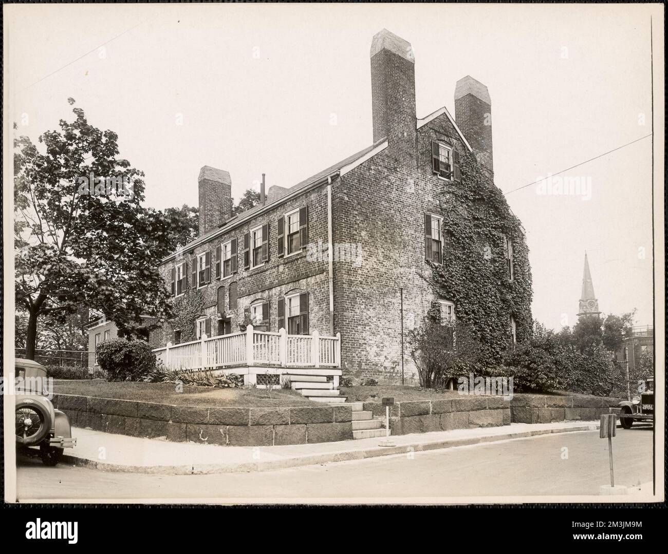 Old Garrison House at Bradlee Road and Brooks Lane, Medford Square ...