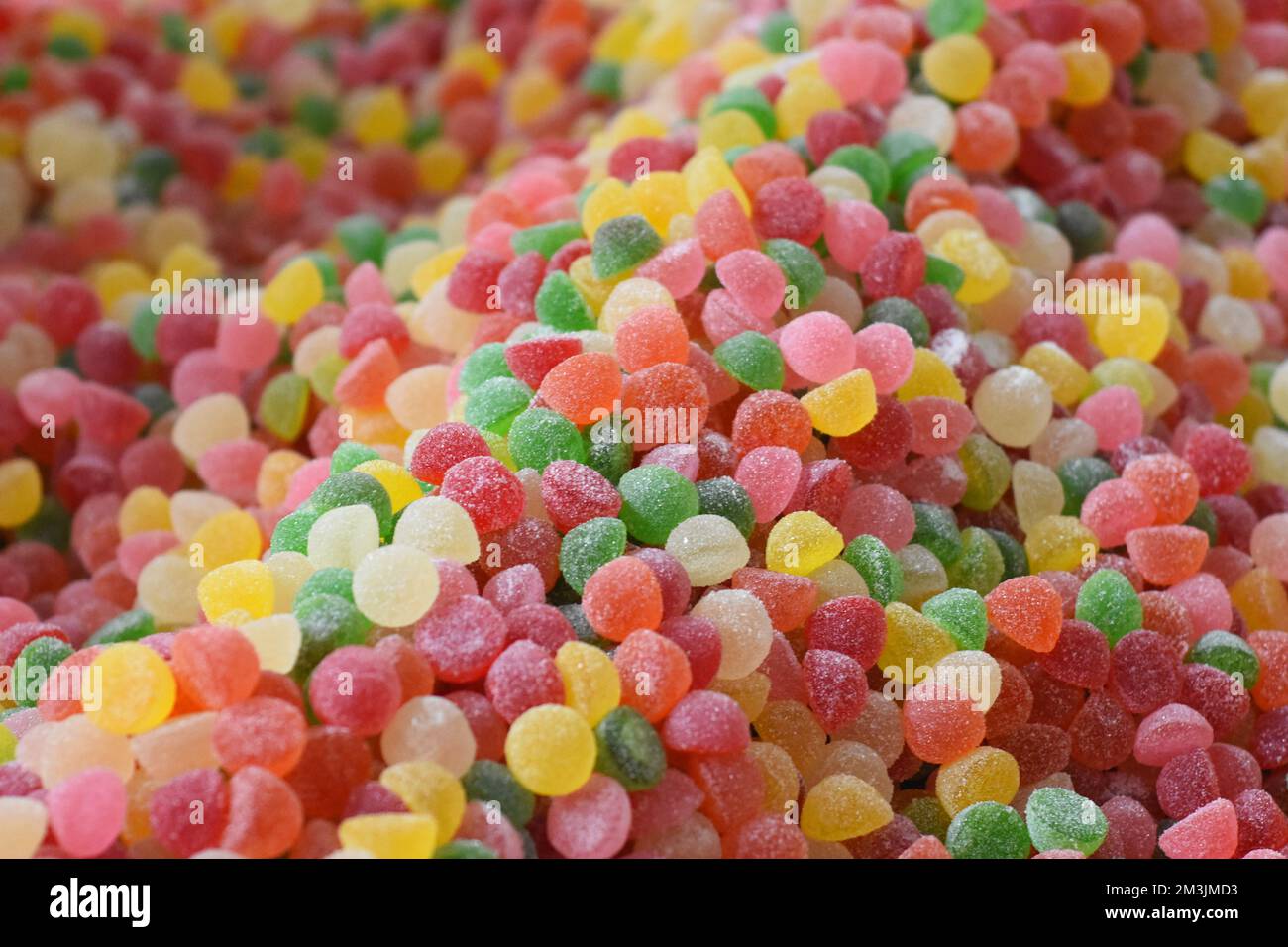 various colored Gummies stored in a candy factory Stock Photo - Alamy