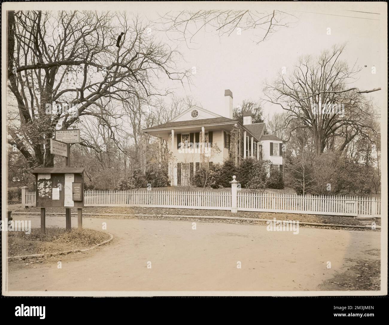 The Old Goddard House at 325 Warren Street and Cottage Street ...