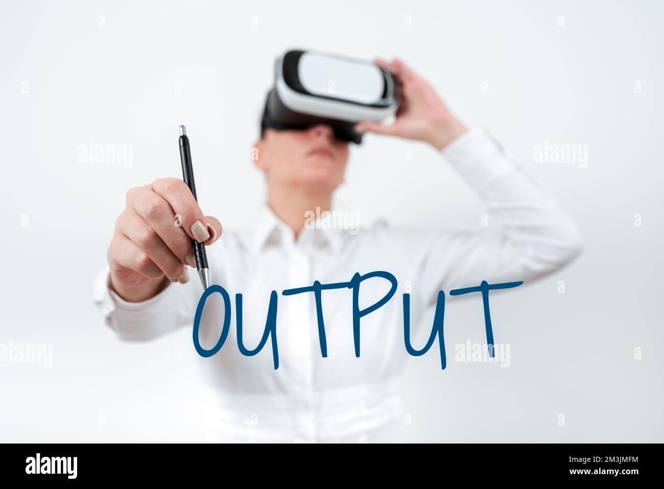 Inspiration showing sign Output. Internet Concept the final result of ...