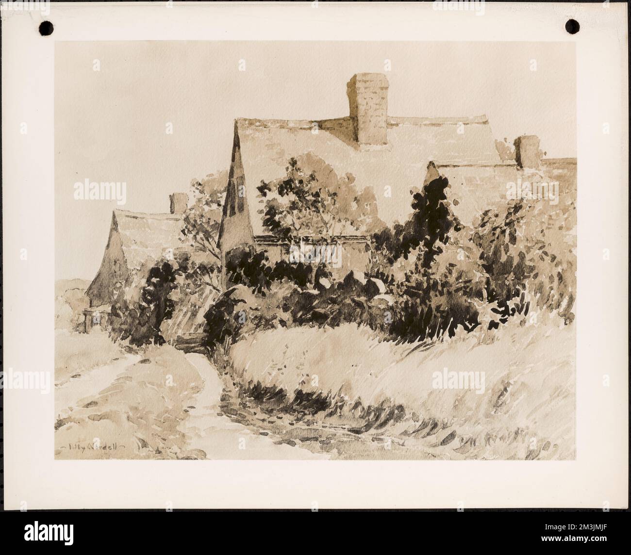 The old homestead , Houses. The Massachusetts WPA Federal Art Project ...