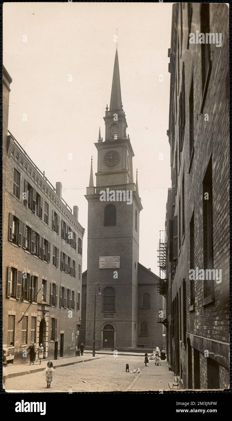 Old North Church , Churches, Christ Church Boston, Mass.. Leon Abdalian ...