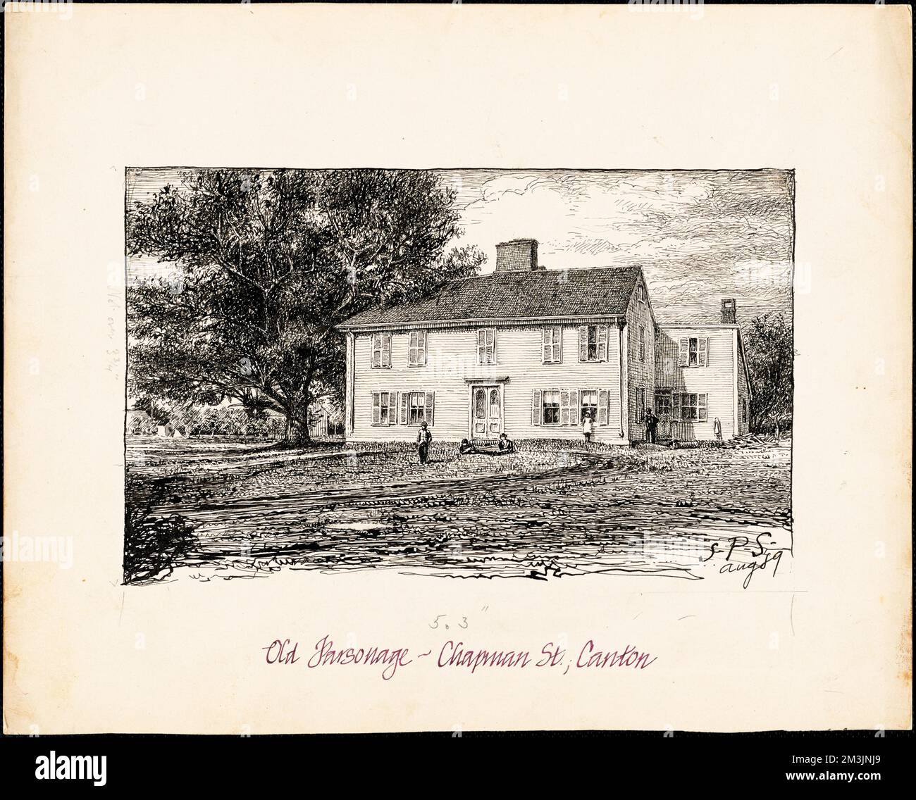 Old parsonage - Chapman St., Canton , Religious dwellings. The Edward ...