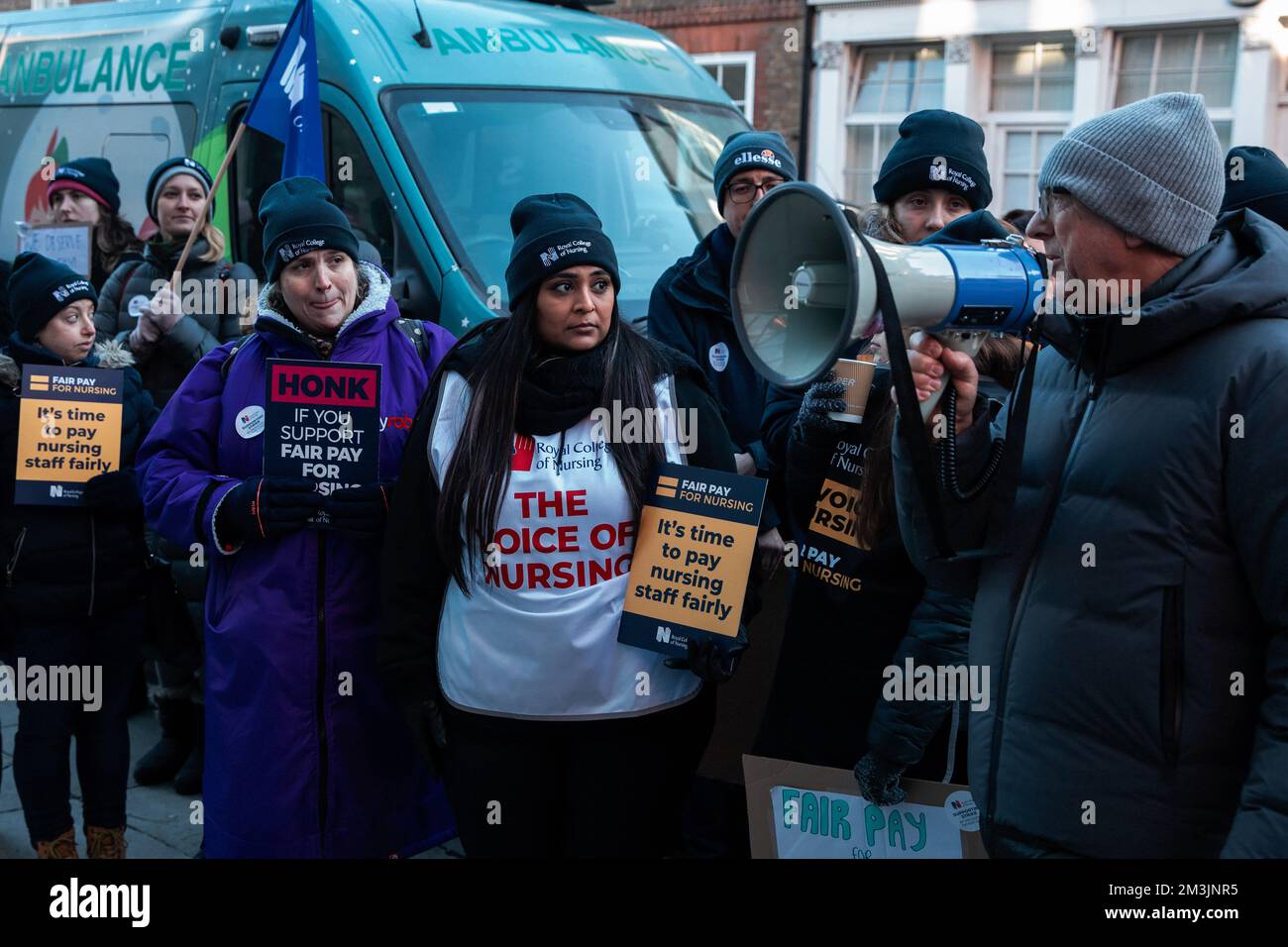 London, UK. 15th December, 2022. Peter Kavanagh, Unite London & Eastern ...