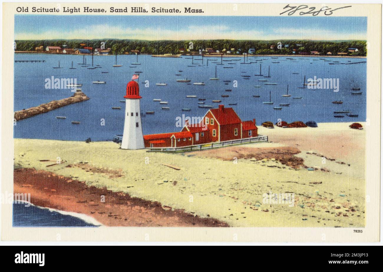 Old Scituate Light House, Sand Hills, Scituate, Mass. , Lighthouses ...