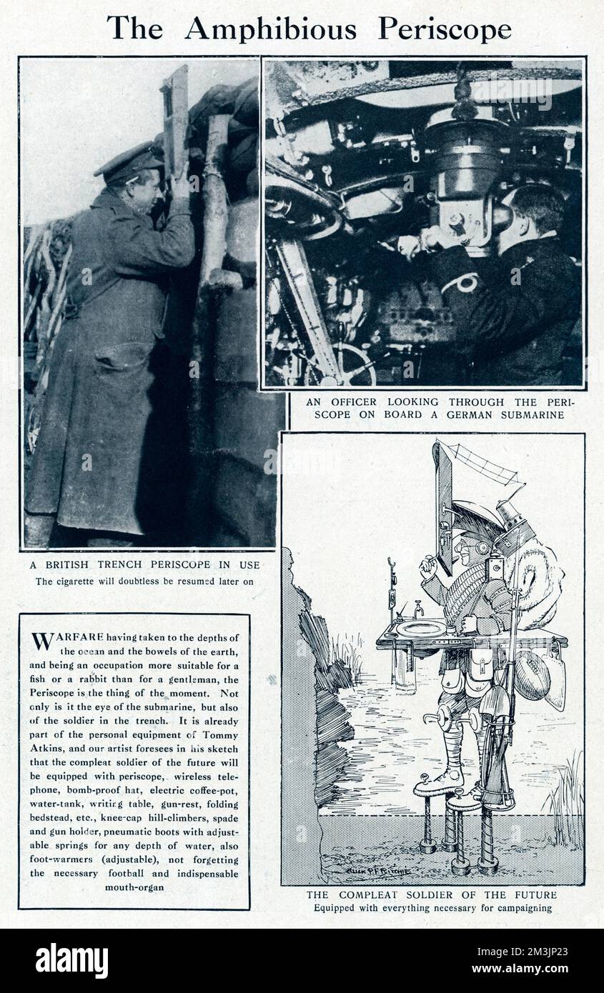 Trench periscopes hi-res stock photography and images - Alamy