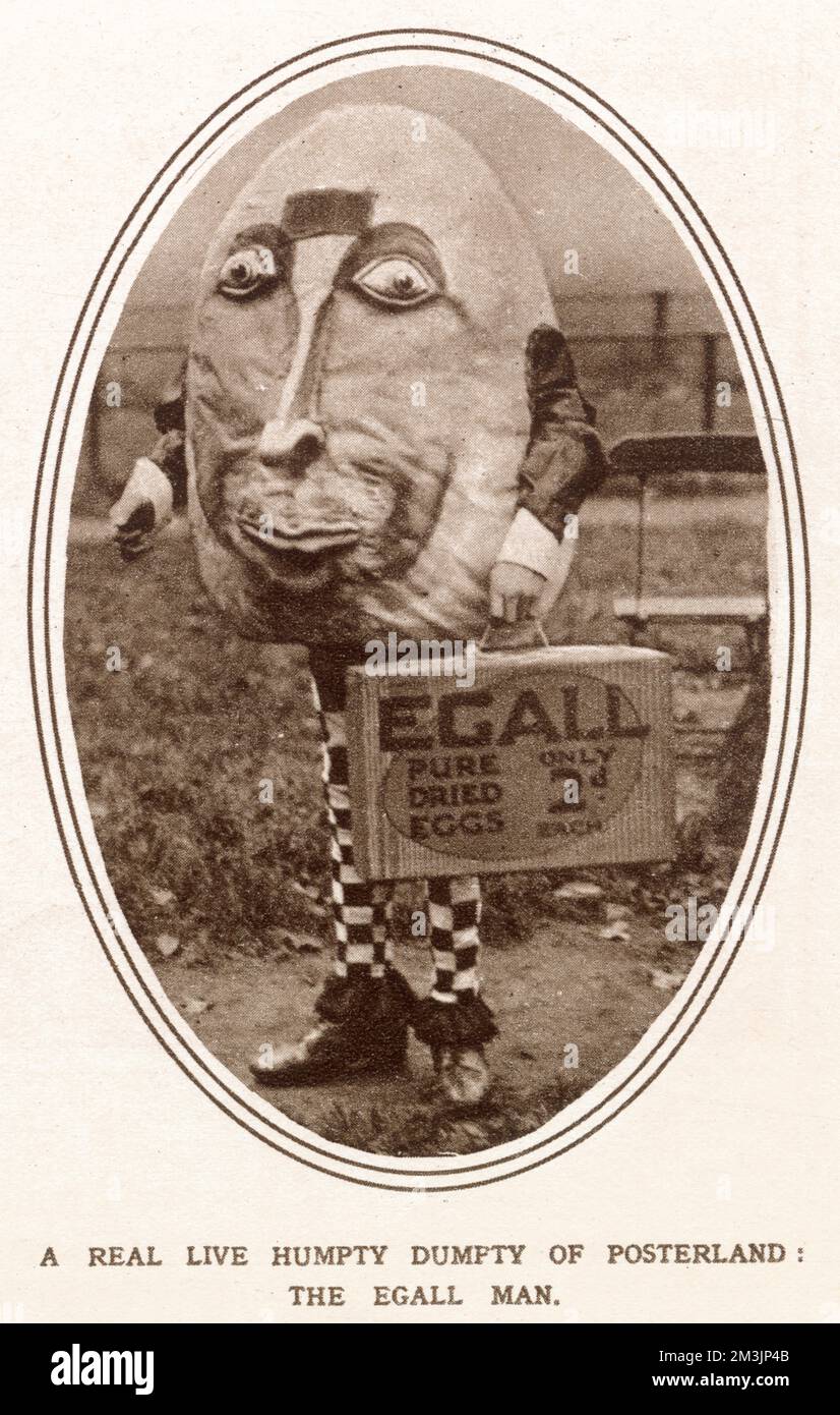 Poster Pageant - Advert for Egall, Pure Dried Eggs 1920 Stock Photo - Alamy