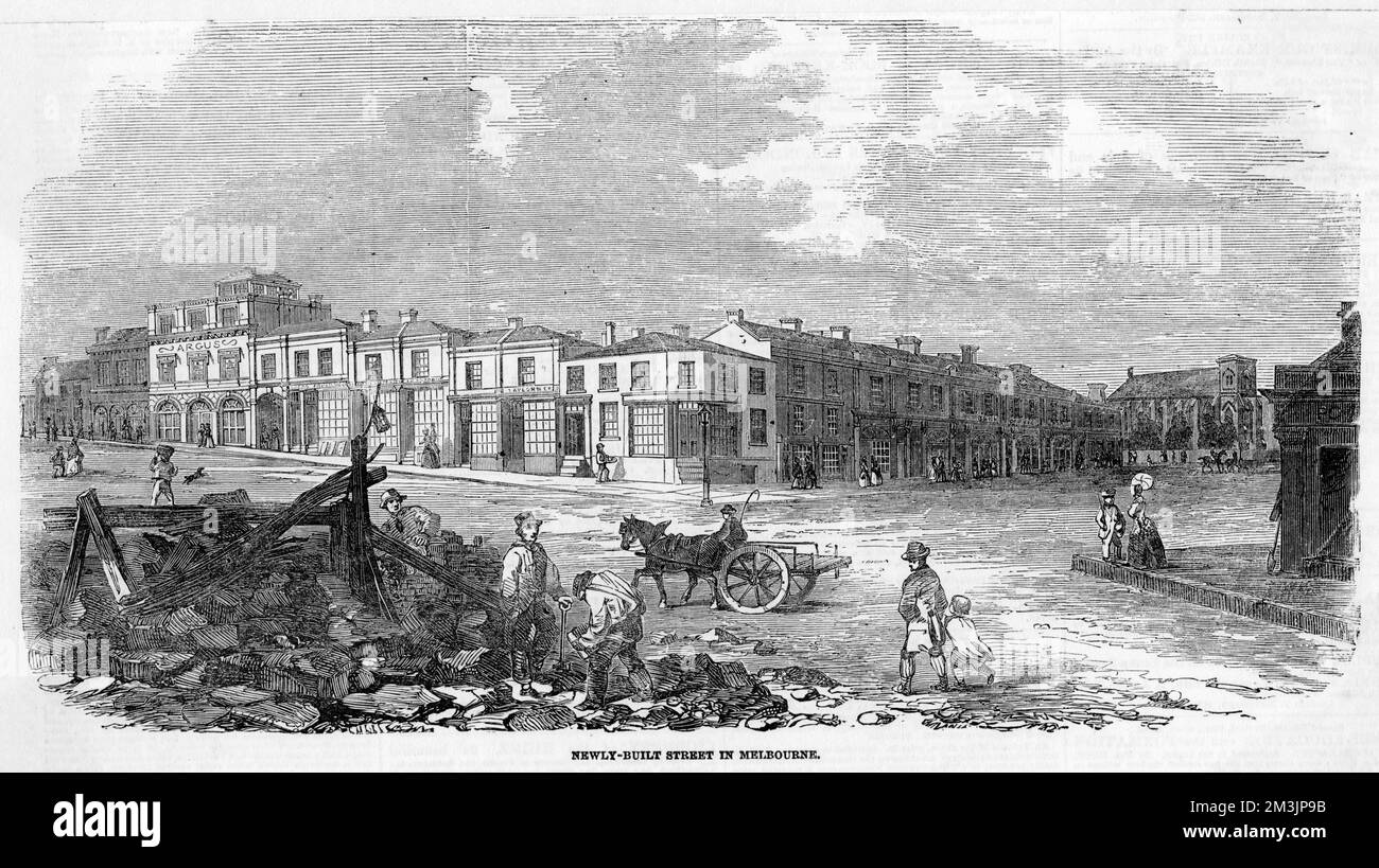Early melbourne history hi-res stock photography and images - Alamy