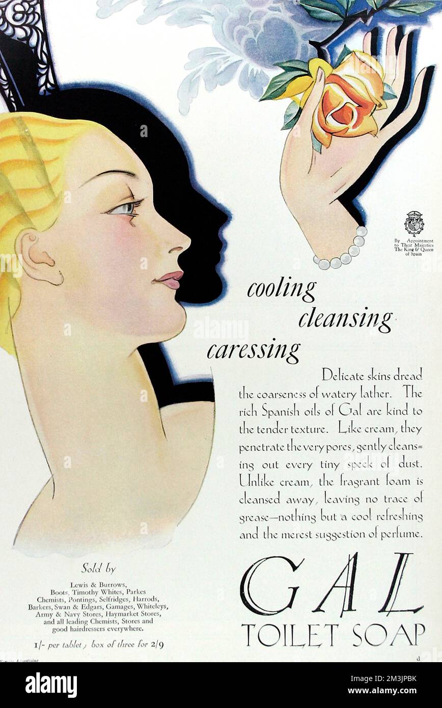1920 advert soap hi-res stock photography and images - Alamy