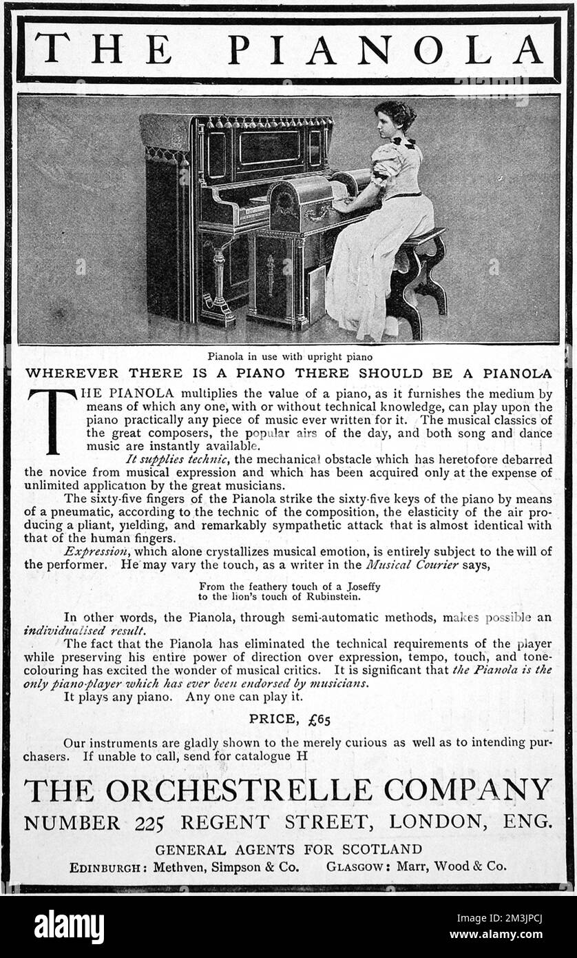 Automatic piano Black and White Stock Photos & Images - Alamy