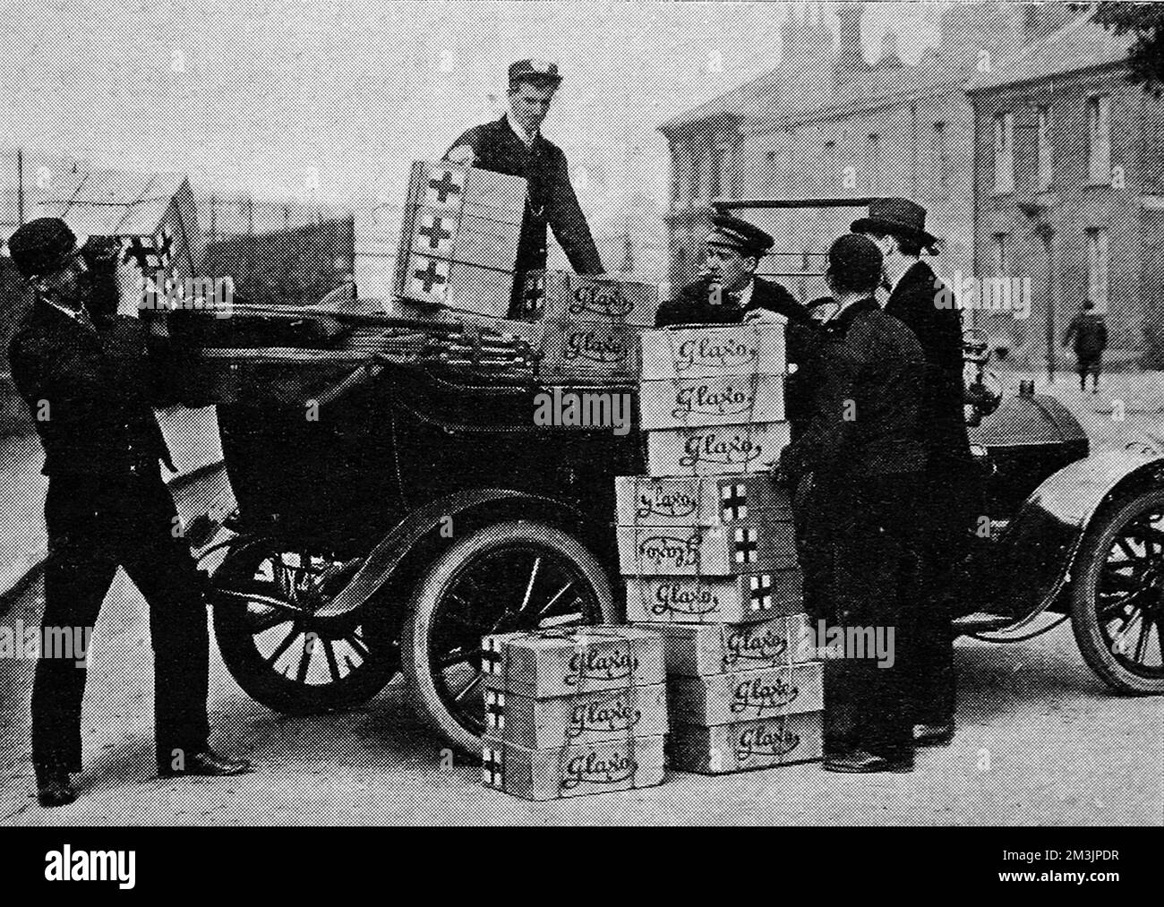 Car deliveries Black and White Stock Photos & Images - Alamy