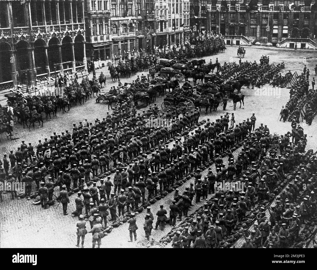 In the grand place Black and White Stock Photos & Images - Alamy
