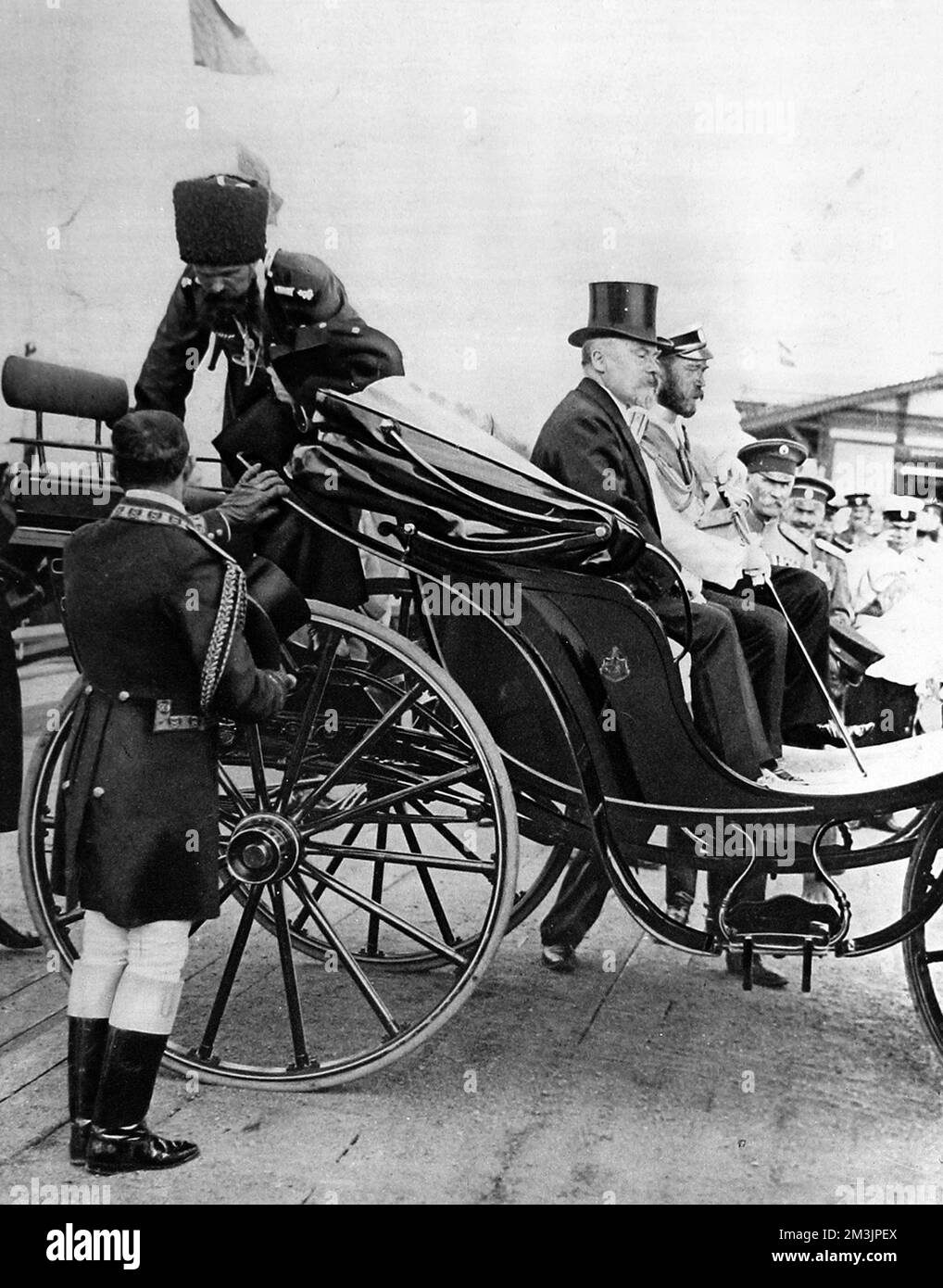 Photograph of Tsar Nicholas II of Russia and President Poincare of ...