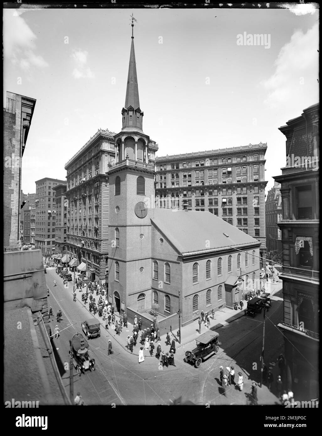 Old South Meeting House at Washington Street and Milk Street , Churches ...
