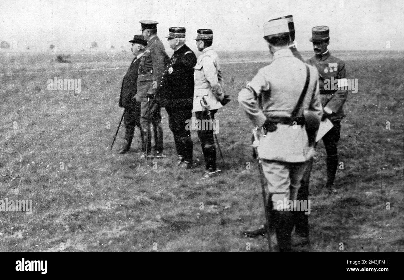 Kitchener visits the French front Stock Photo - Alamy