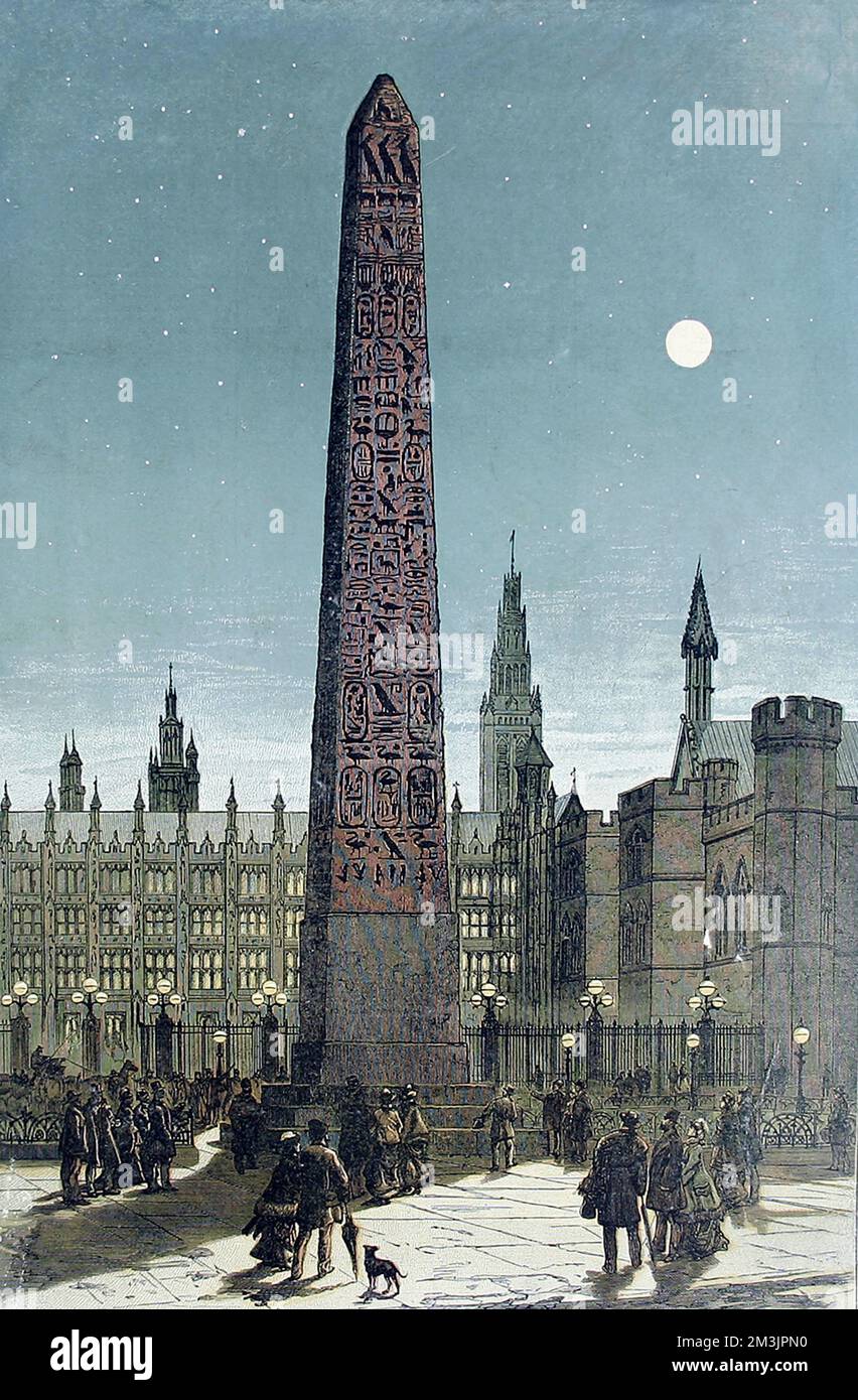 London cleopatras needle hi-res stock photography and images - Alamy