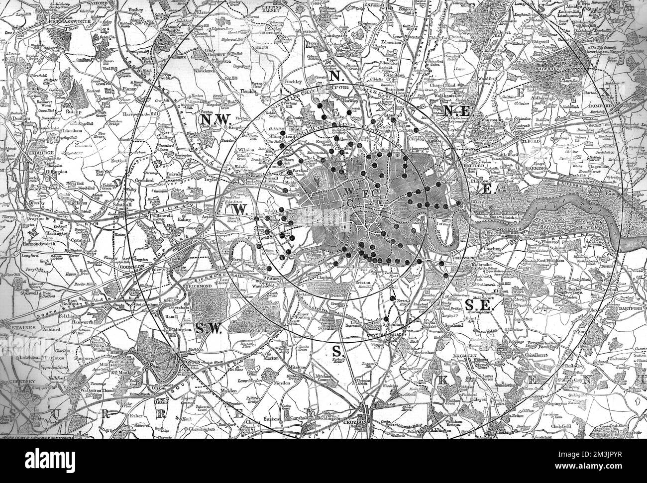 Toll reform committee map Stock Photo - Alamy
