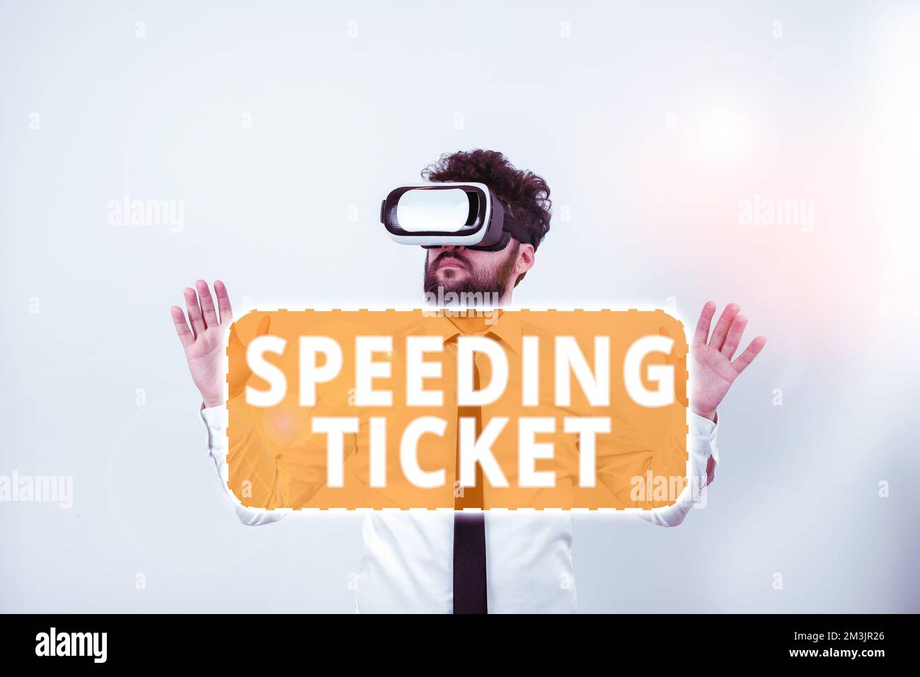 Conceptual display Speeding Ticket. Word for psychological test for the ...