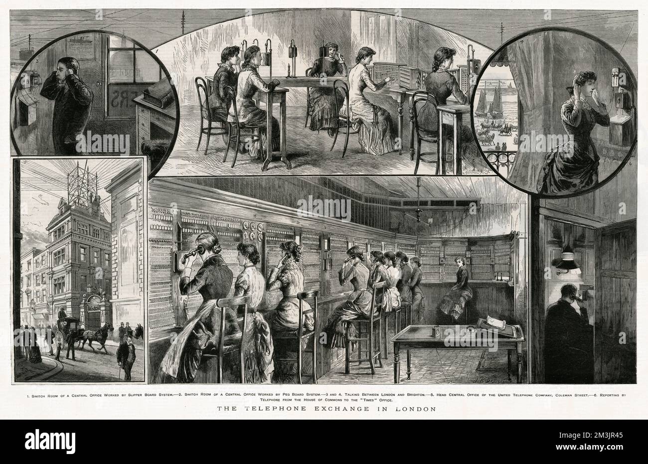 Telephone operators hi-res stock photography and images - Alamy