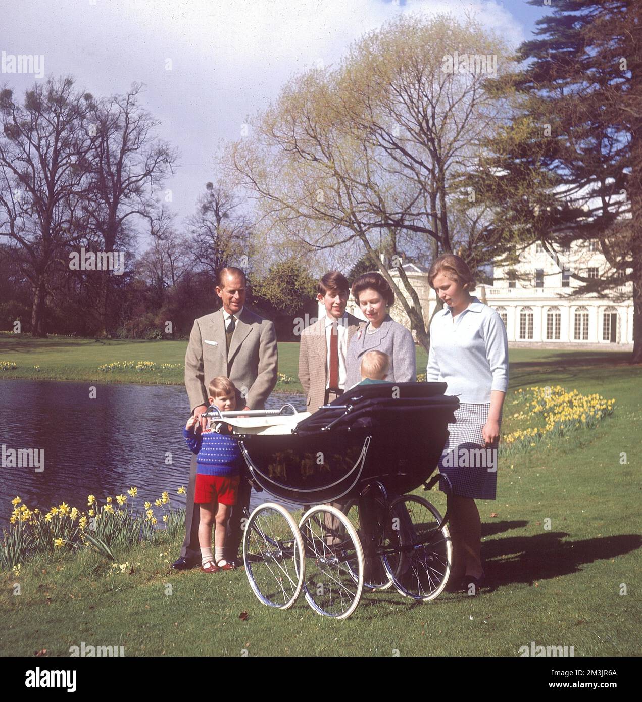 Queen Elizabeth II and Family Stock Photo - Alamy